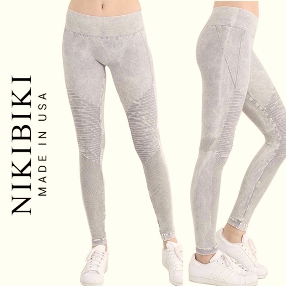 Nikibiki | Pants & Jumpsuits | Nwot Nikibiki Vintage Moto Leggings ...